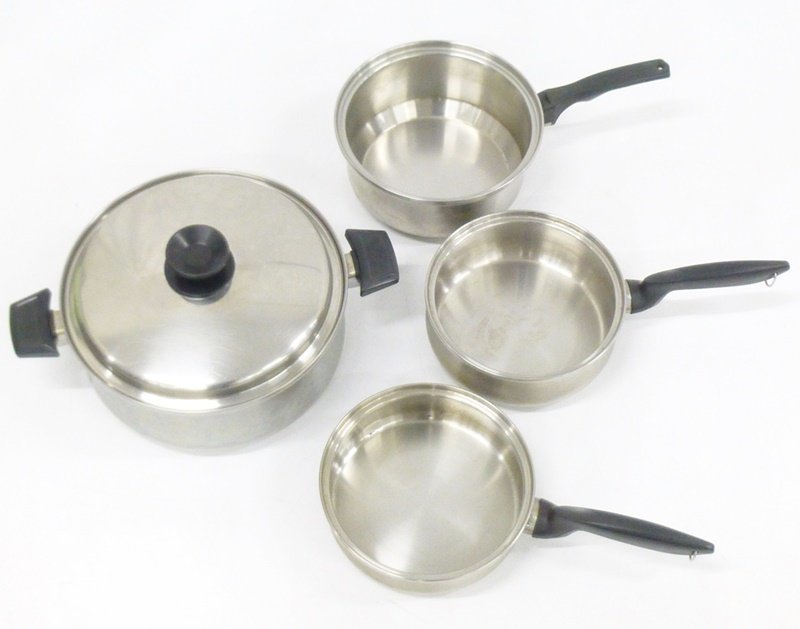 【傷や汚れあり】01 07-497875-16 [S] ロイヤルクイーン Permanent パーマネント MC2000 INKOR 両手鍋 ...