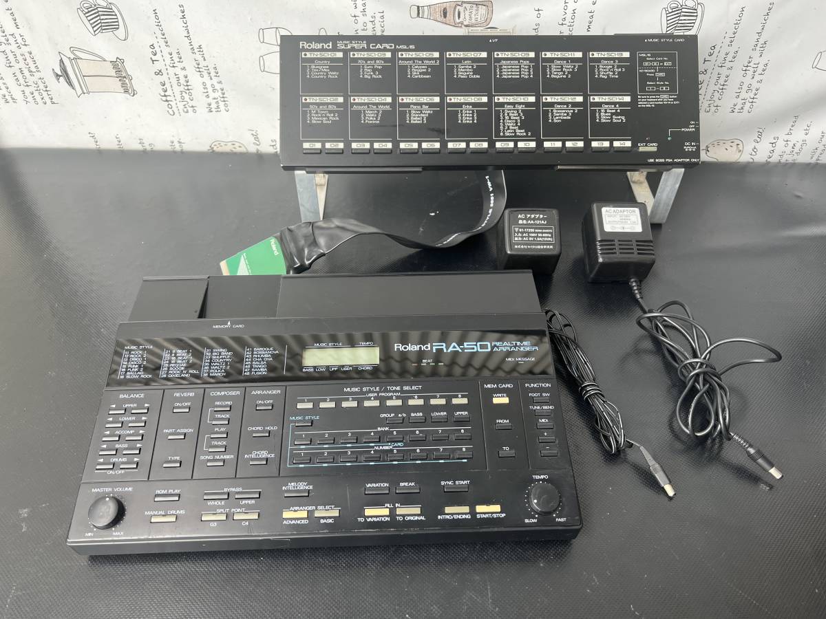 【中古】W2256 Roland RA-50 REALTIME ARRANGER ローランド+SUPER CARD MSL-15 の落札情報 ...