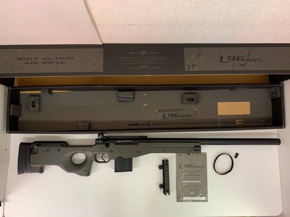 【傷や汚れあり】072N183★東京マルイ L96 AWS OD ODストック エアコッキング スナイパーライフル ☆ジャンク品☆の落札情報詳細 - ヤフオク落札価格検索 オークフリー