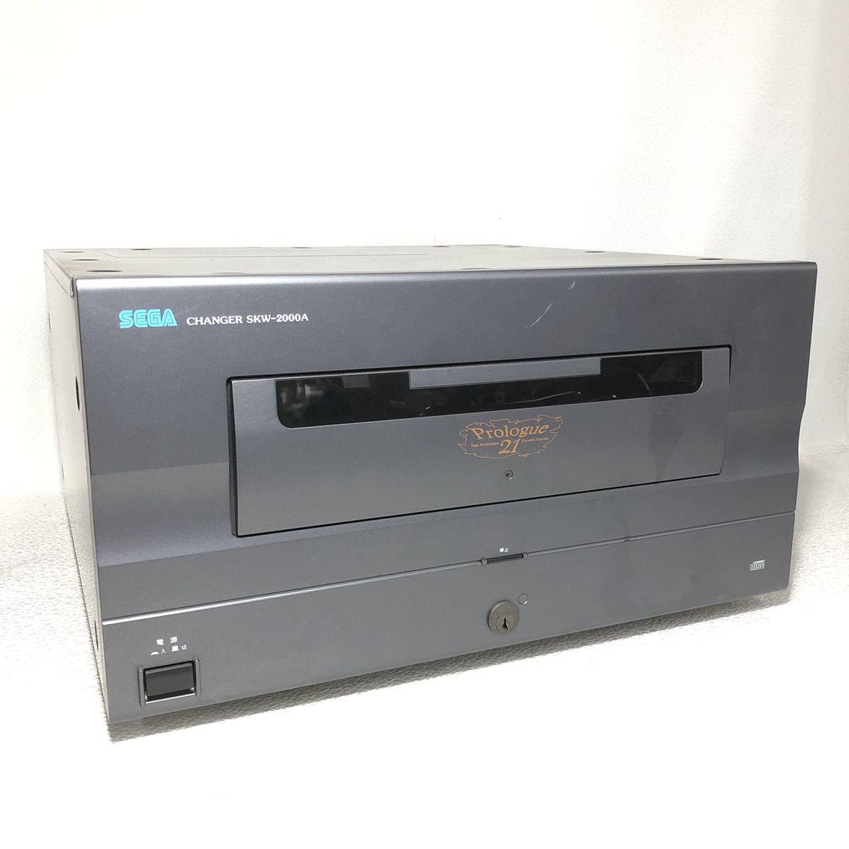 【やや傷や汚れあり】SEGA セガ コロムビア Super Prologue 21 SKW-2000A 通信カラオケ機 チェンジャー 業務用 ...