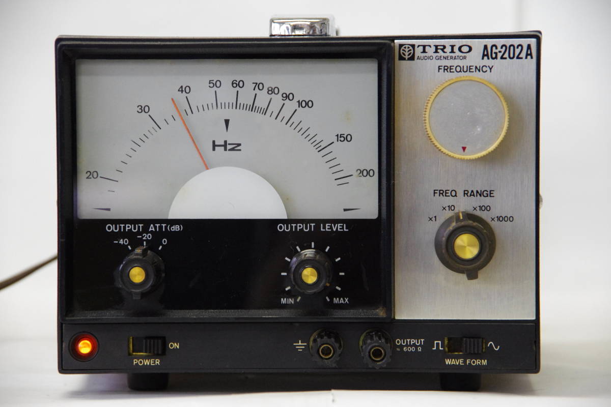 【傷や汚れあり】A141☆TRIO Audio Generator AG-202A オーディオ発振器 周波数の落札情報詳細 - ヤフオク落札 ...