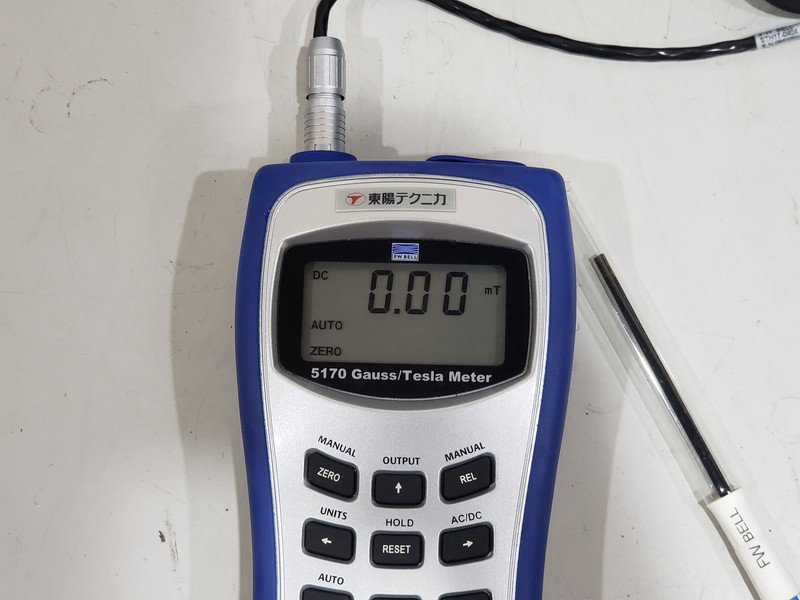 【やや傷や汚れあり】[現状品] F.W.BELL ハンディガウスメーター 5170 5100Series Gauss/Tesla Meter ...