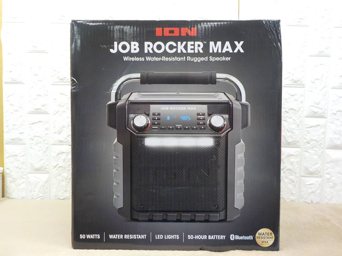 【目立った傷や汚れなし】T161 美品中古 送料無料 ION Audio 防水 Bluetooth ポータブル PA スピーカー Job ...