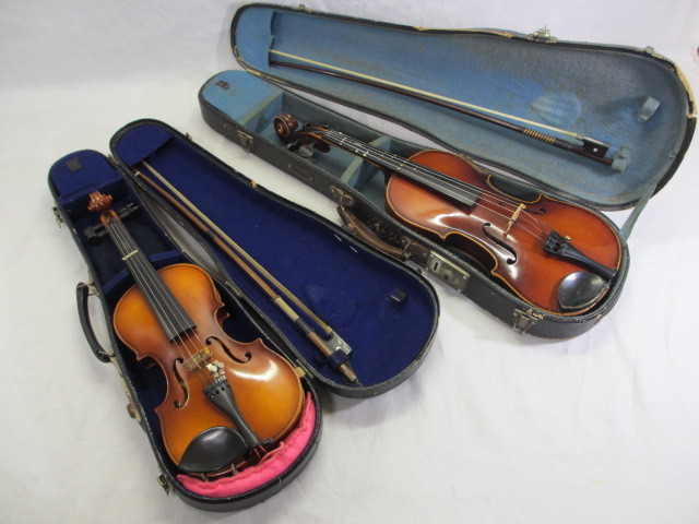 【傷や汚れあり】S29 バイオリン 2台まとめて SUZUKI No.240 1/10 スズキ Antonio Stradivarius No.3 1/4 の落札情報詳細 - ヤフオク落札価格 ...