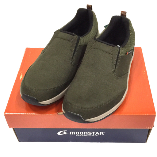 【未使用に近い】新品同様 ムーンスター 25cm スニーカー ウォーキングシューズ SPLT M197 1K-56 カーキ系 メンズ 保存箱付 MoonStarの落札情報詳細 - ヤフオク落札 ...