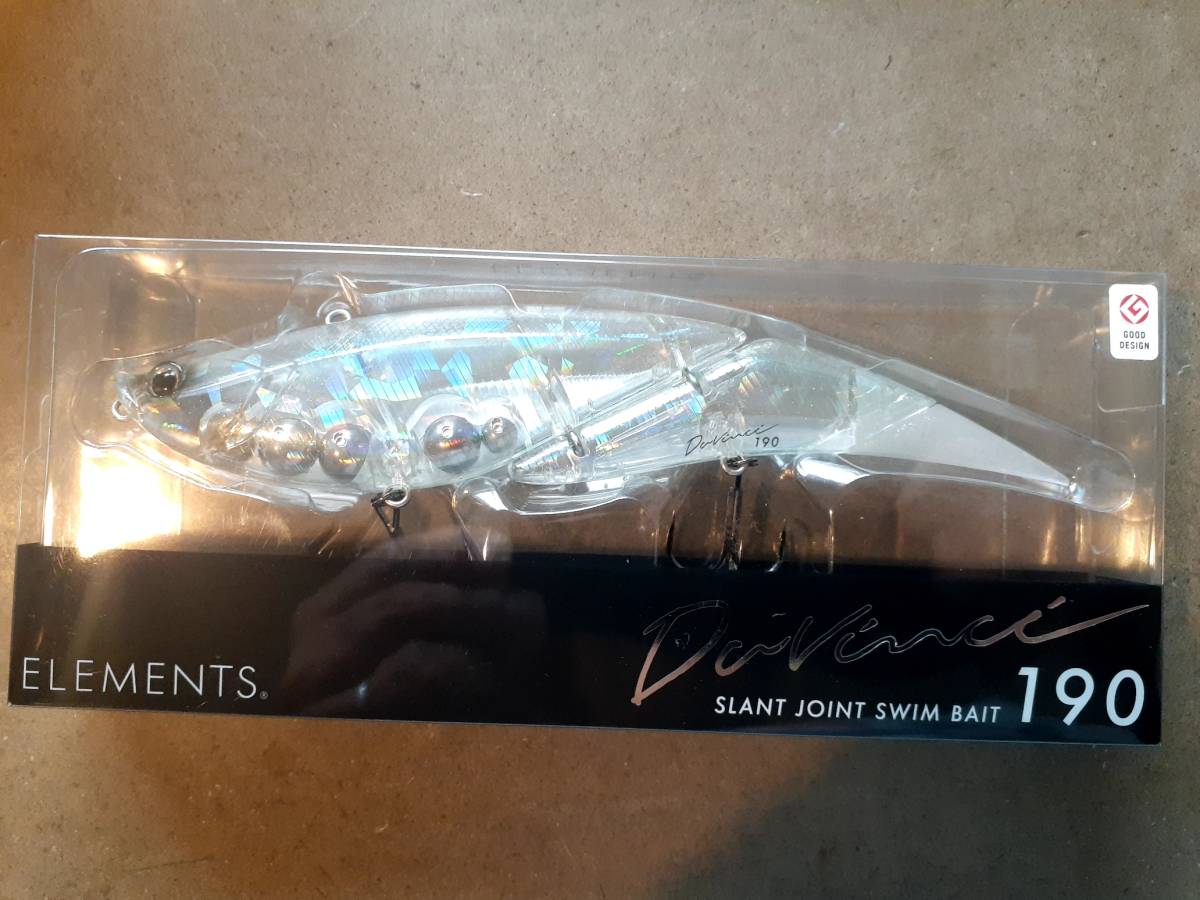 【未使用】エレメンツ ELEMENTS ダヴィンチ 190 Davinci 190 HIUO 氷魚 ジョイント ビッグベイト 希少カラーの落札情報詳細 - ヤフオク落札価格検索 オークフリー