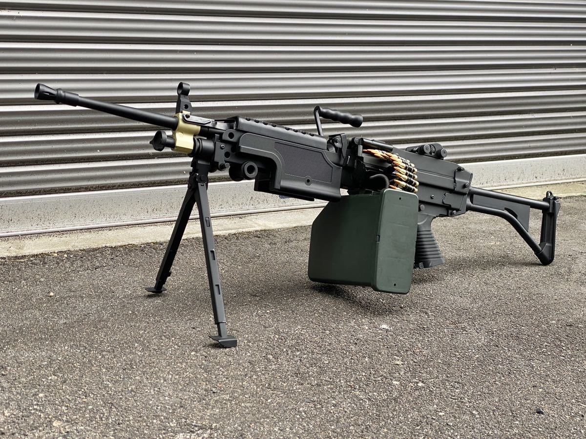 【目立った傷や汚れなし】A&K フルメタル電動ガン MINIMI ミニミ M249 MK1 内部カスタム 平均初速92m/s 状態良好品 ヒートガード付き の落札情報詳細| ヤフオク落札価格 ...