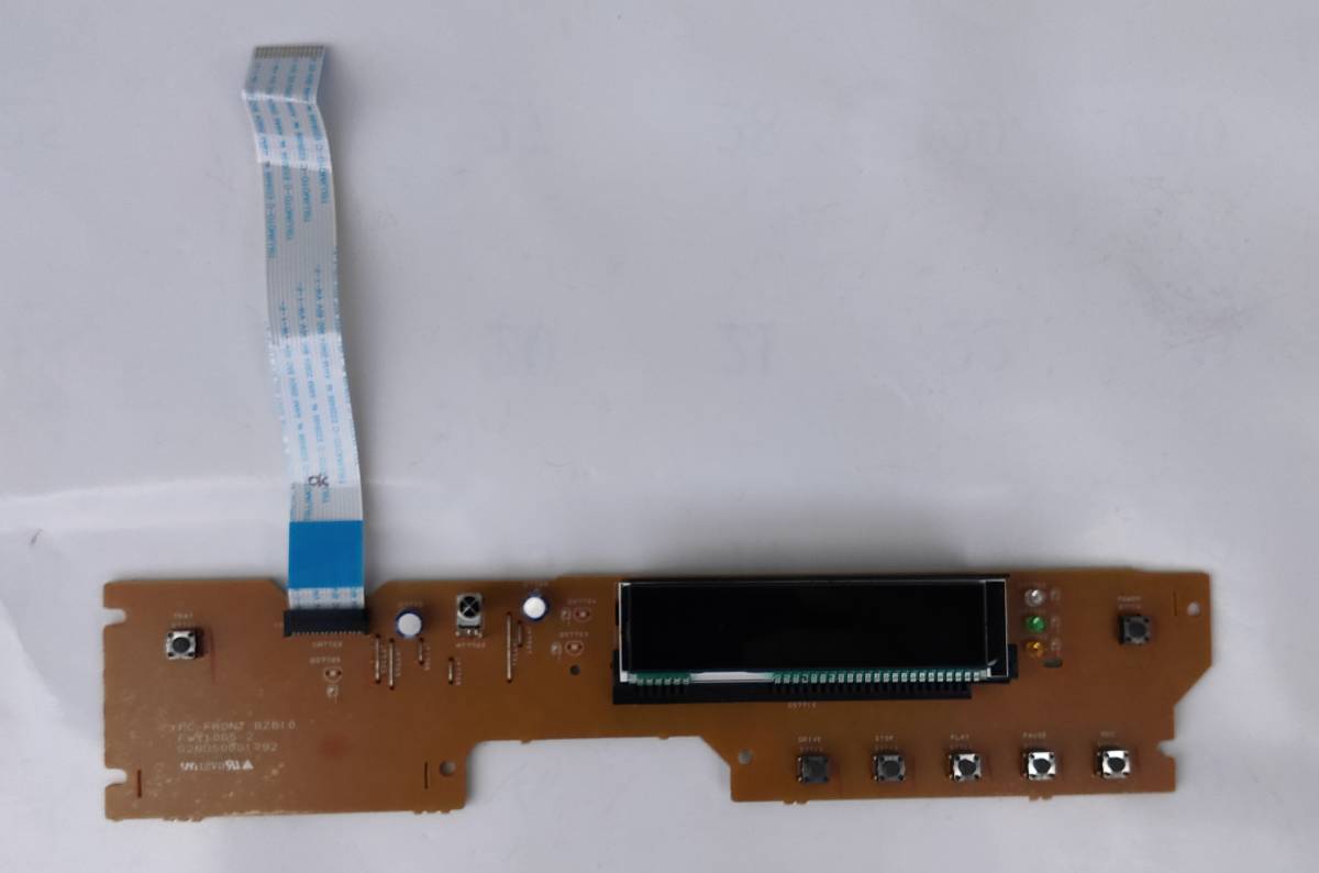 【傷や汚れあり】東芝 ブルーレイレコーダーRD-BR610 RD-BZ710 RD-BZ810用ディスプレイ(表示)基板です。【動作品】 の ...