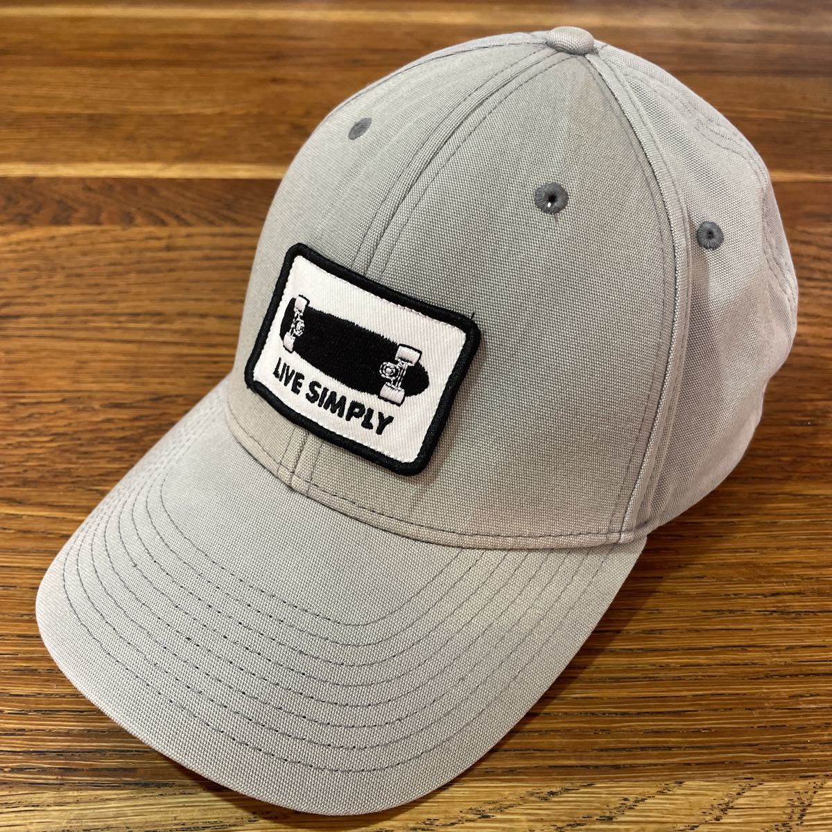 【やや傷や汚れあり】希少 パタゴニア LSKF ラジャーザットハット LIVE SIMPLY スケートボード キャップ 2014年限定モデル ...