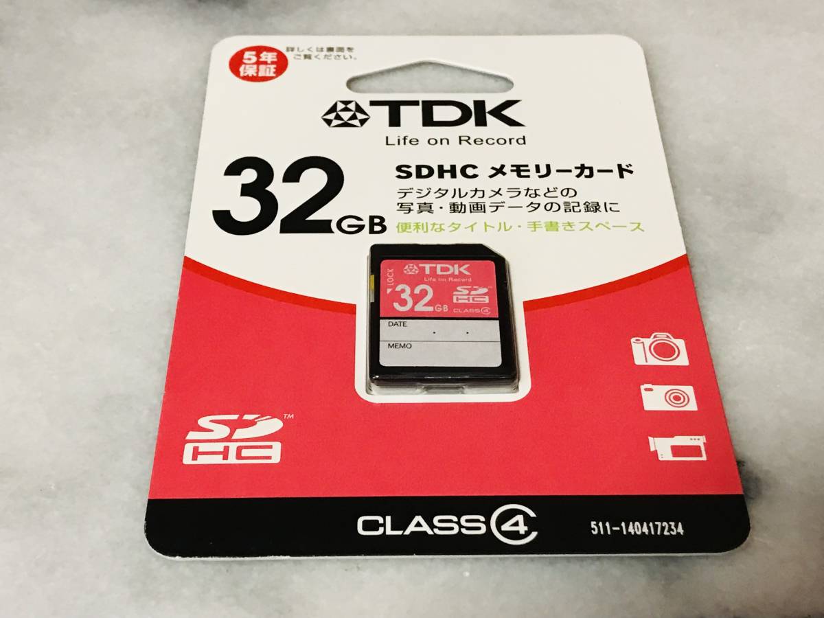 【未使用】★新品未使用★TDK SDHCカード 32GB T-SDHC32GB4-E★の落札情報詳細 - ヤフオク落札価格検索 オークフリー
