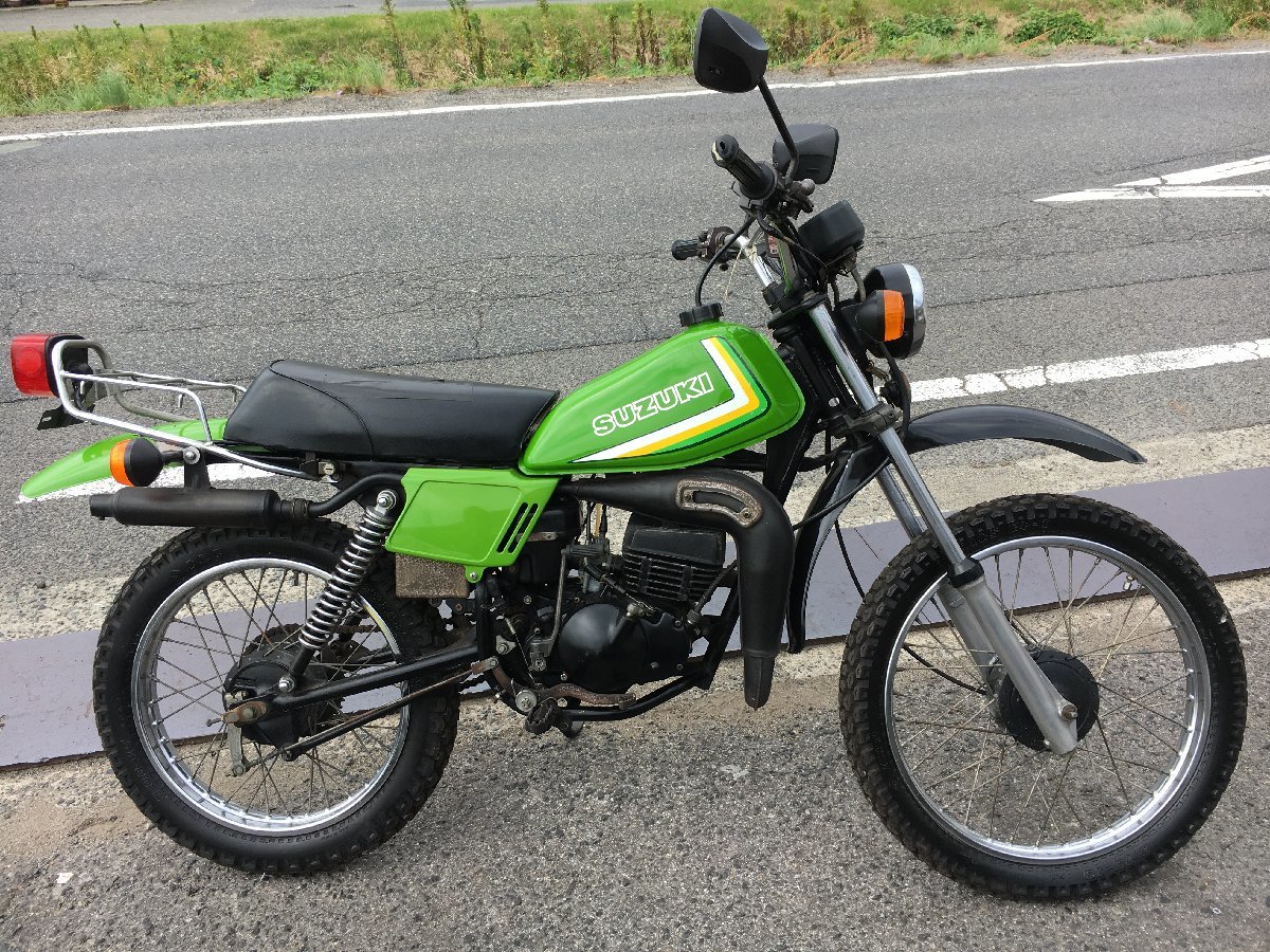 【傷や汚れあり】スズキ TS50 ハスラー50 TS503 実働 書類付き キレイめ 吹け上がり良好 規制前 90km/hメーター レストア ...