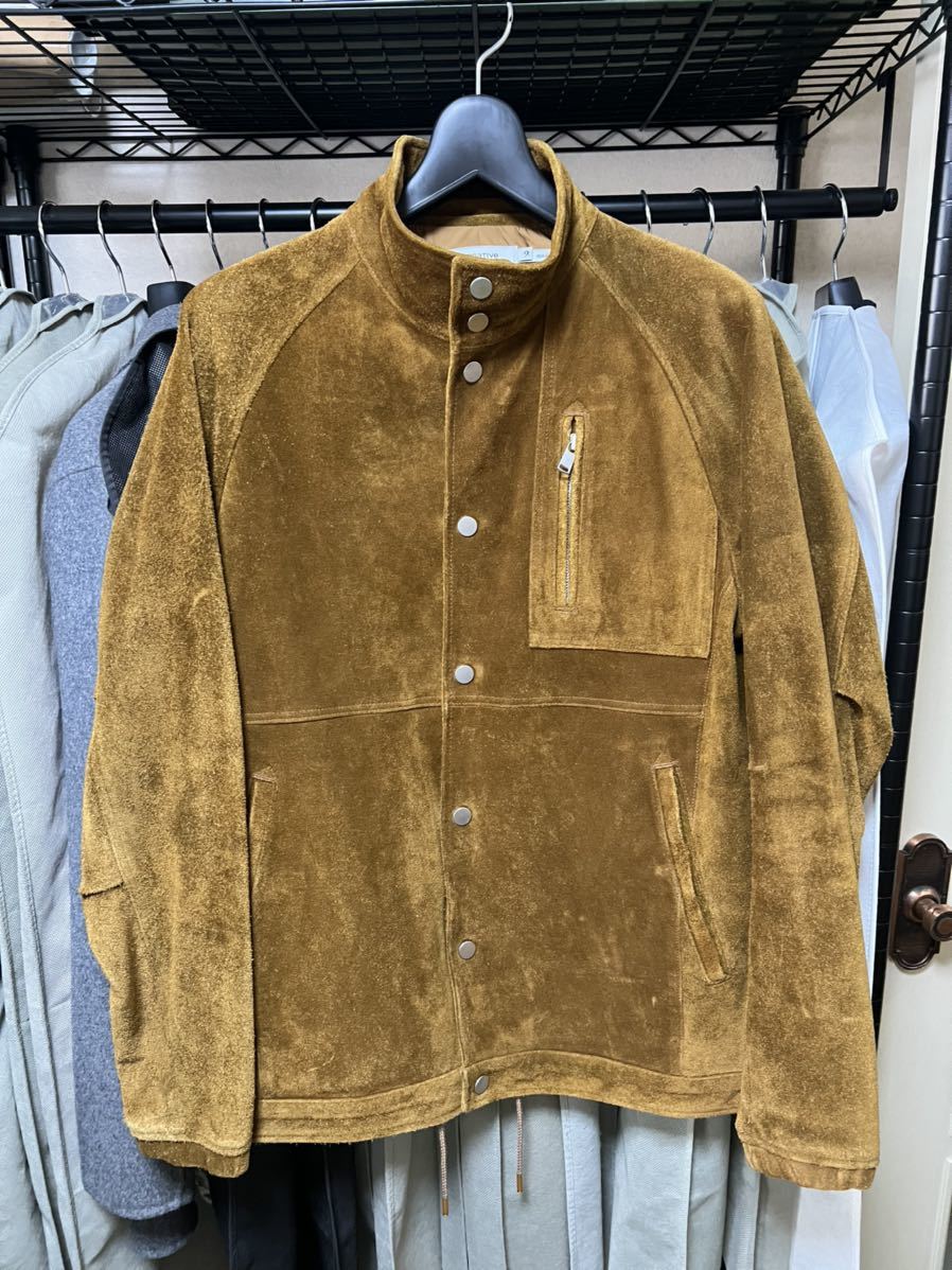 【新品】定価129,600円 18AW nonnative COACH JACKET COW LEATHER NN-J3410 コーチジャケット カウレザー ベージュ 牛革 の落札情報詳細 ...