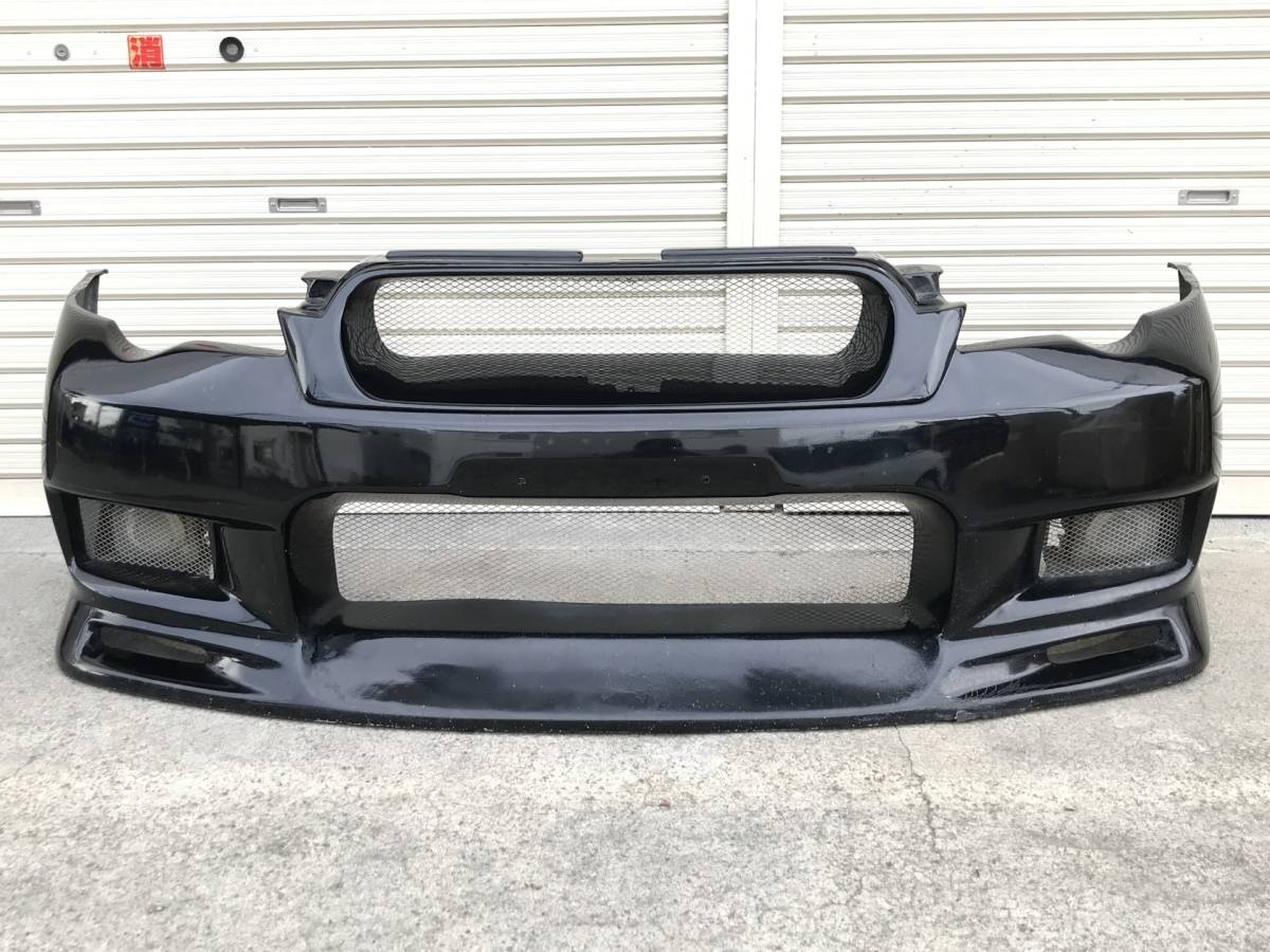 【やや傷や汚れあり】中古★WorksBell HippoSleek BP5レガシィ用フロントバンパー★ガンメタ系★ワークスベル ヒッポース ...