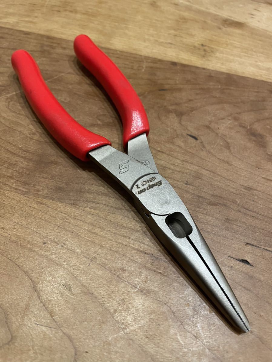 【未使用】スナップオン snap-on ロングノーズプライヤー 196ACFの落札情報詳細 - ヤフオク落札価格検索 オークフリー