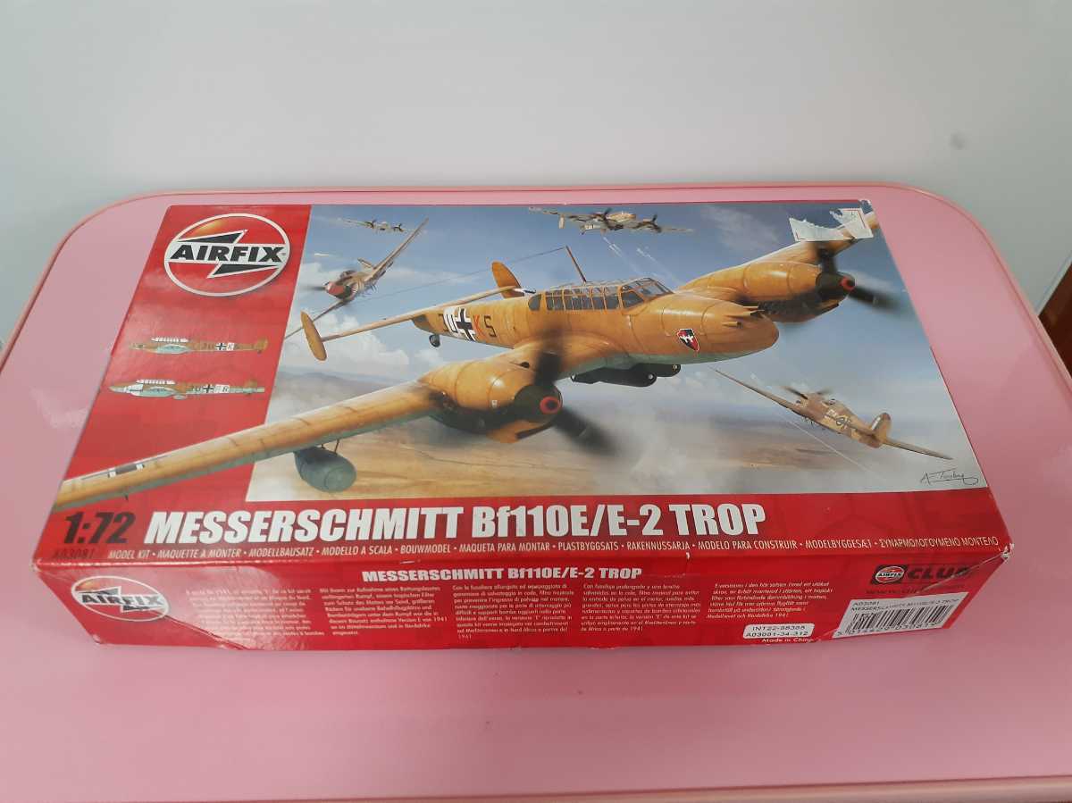 【未使用に近い】AIRFIX エアフィックス 1/72 ドイツ軍メッサーシュミットBf110E/E-2 TROP の落札情報詳細 - ヤフオク落札価格検索 オークフリー