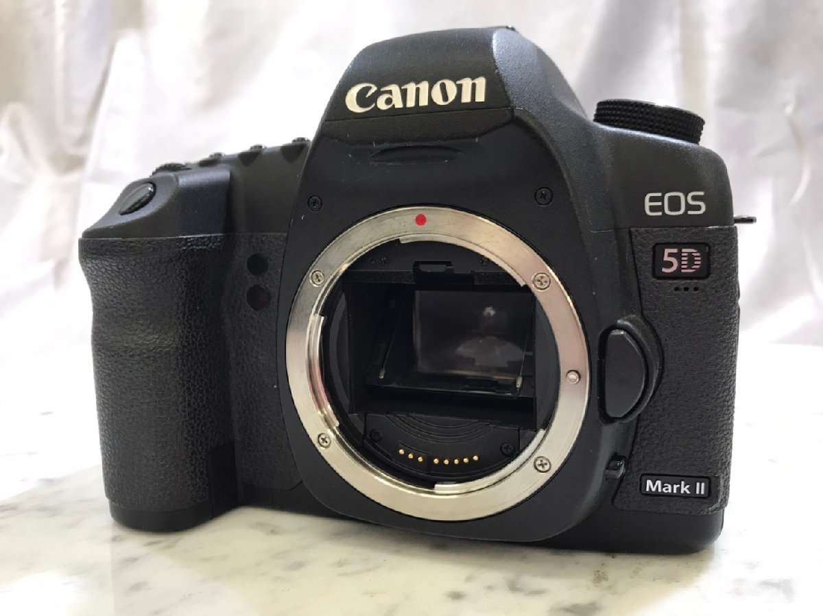 【やや傷や汚れあり】Canon キャノン EOS 5D MarkII デジタル一眼レフカメラ ボディ + スピードライト 580EXII ST-E2 元箱/バッテリー付き ¶ 671DA-2 ...