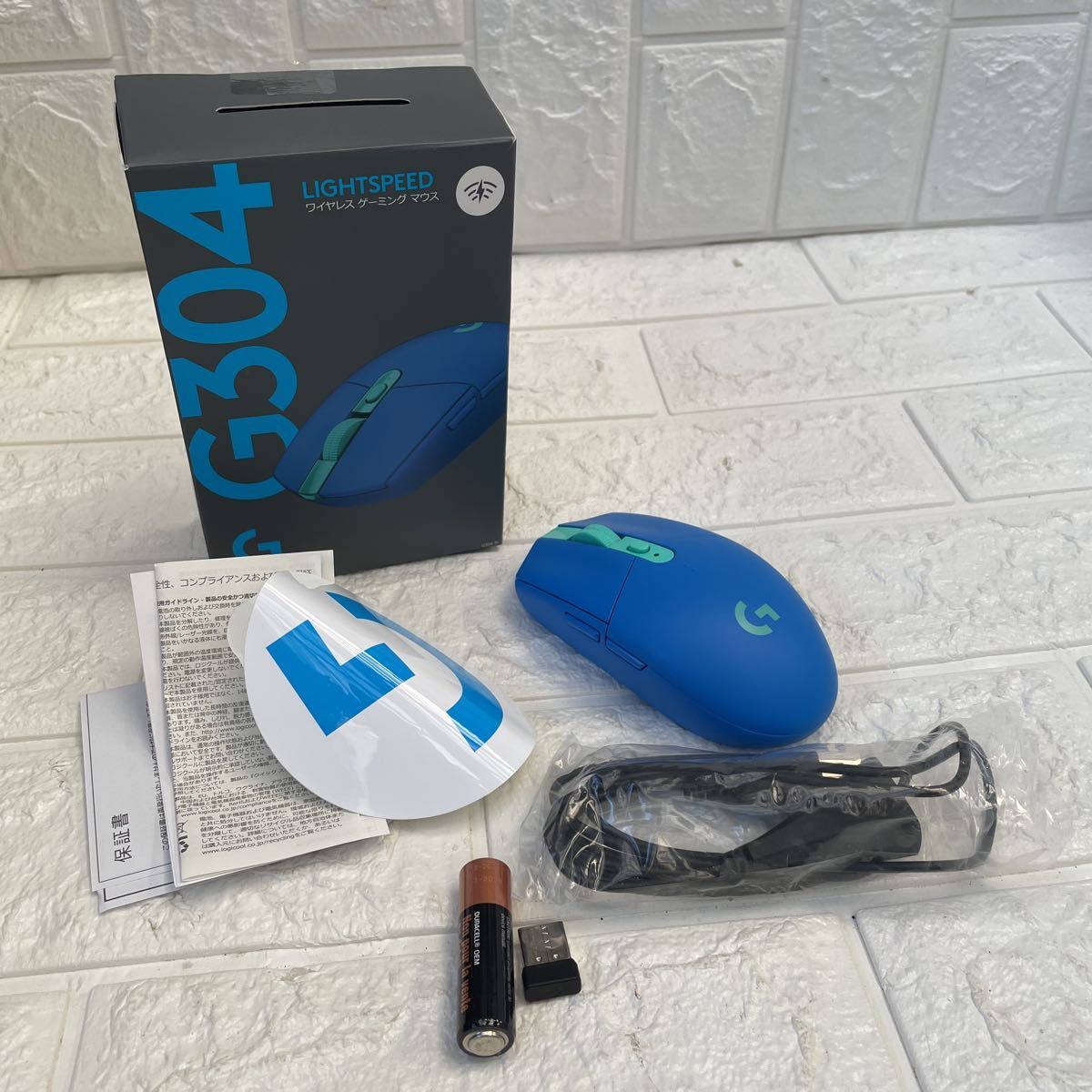 【未使用に近い】！Z4 Logicool G ロジクールG G304 LIGHTSPEED ワイヤレス ゲーミングマウス HERO センサー 軽量 プログラム可能ボタン6つ 格安売り切り ♪の ...