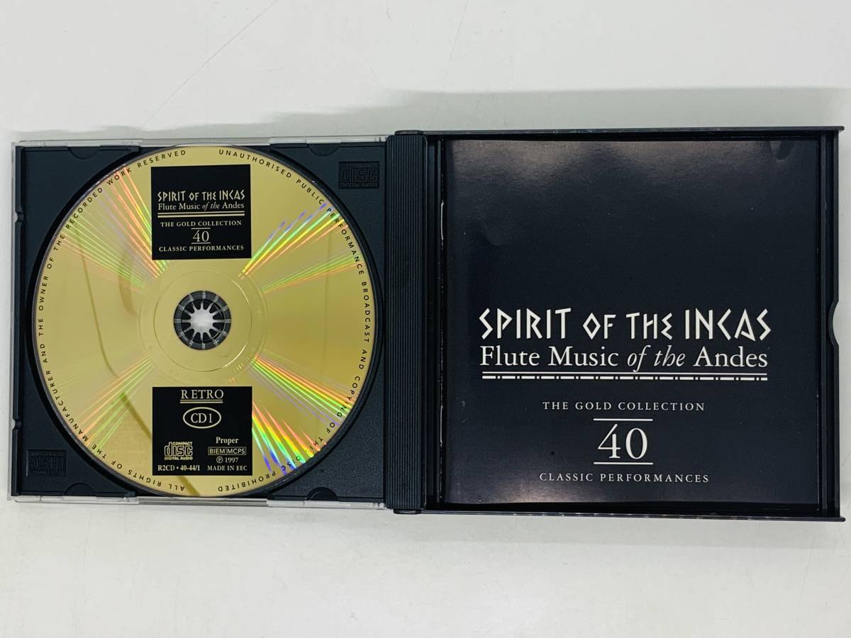 【目立った傷や汚れなし】即決ゴールド2CD SPIRIT OF THE INCAS / Flute Music of the Andes ...