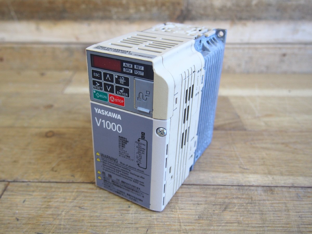 【傷や汚れあり】☆【1F1019-16】 YASKAWA 安川電機 インバーター V1000 ジャンクの落札情報詳細 - ヤフオク落札価格検索 オークフリー