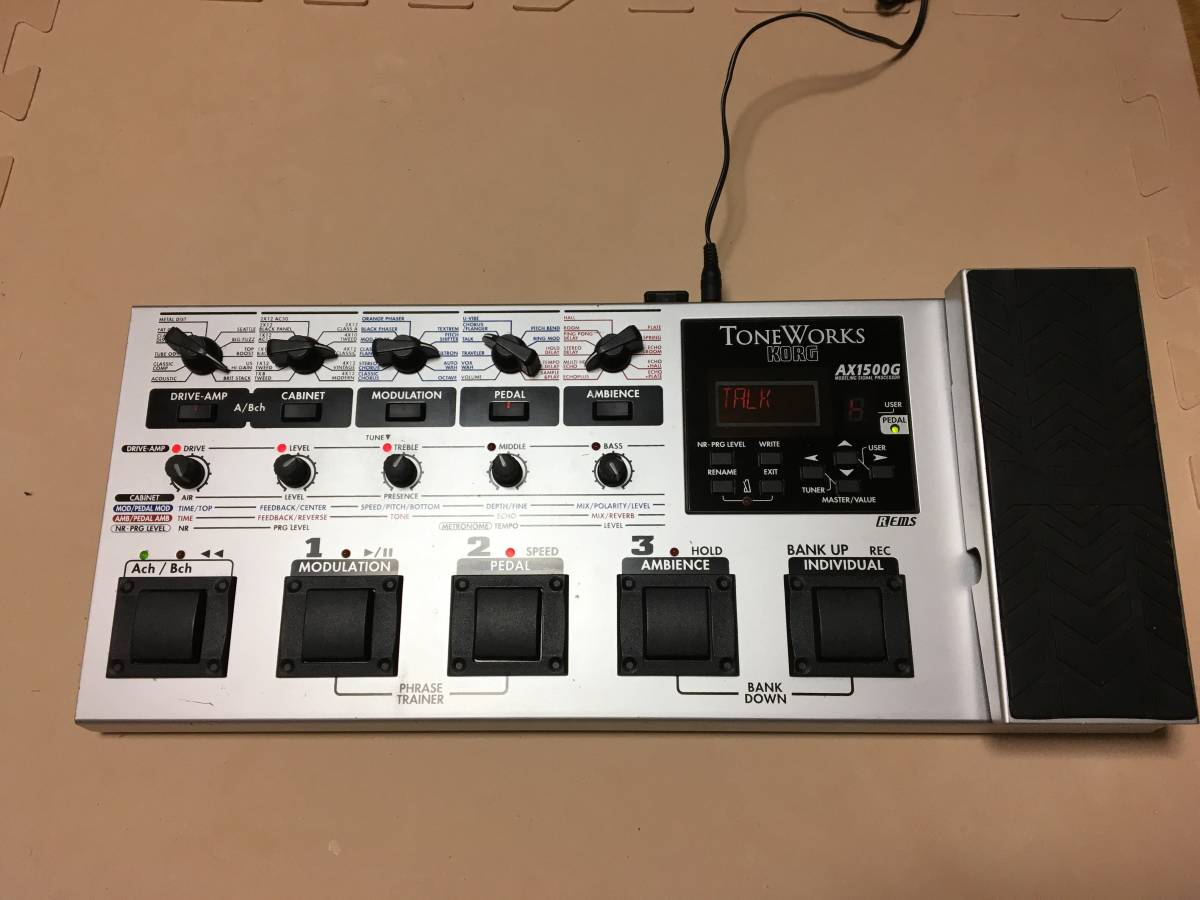 【やや傷や汚れあり】KORG ToneWorks AX1500G 動作確認 ACアダプター付きの落札情報詳細 - ヤフオク落札価格検索 オークフリー