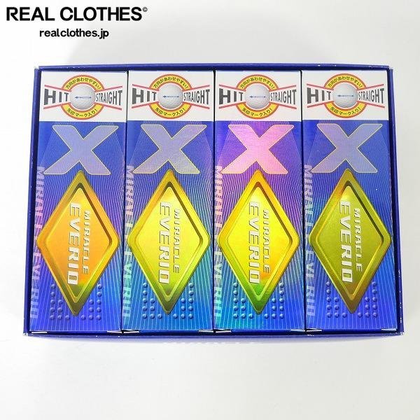 【未使用】【未使用】DUNLOP/ダンロップ MIRACLE EVERIO X328 ゴルフボール 1ダース /000の落札情報詳細 ...