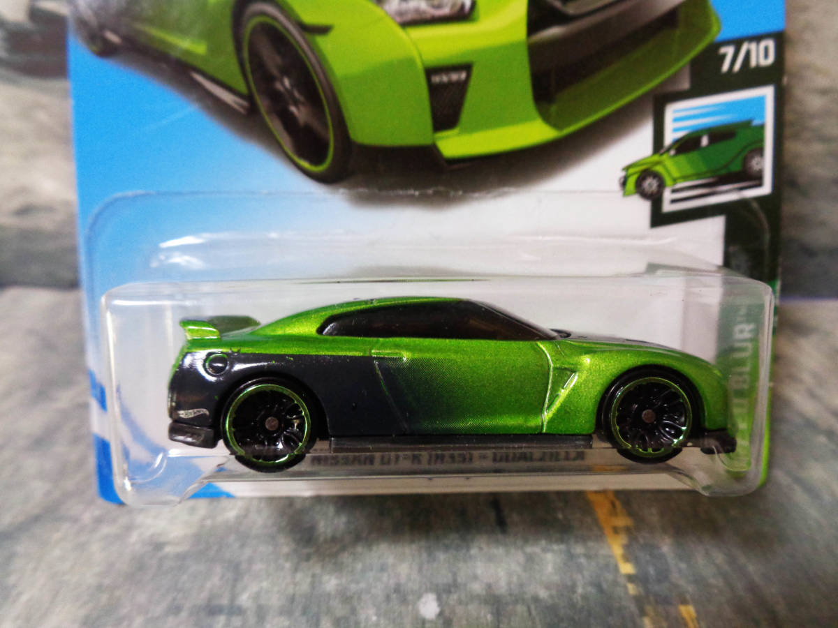 【未使用に近い】HotWheels NISSAN SKYLINE GT-R R-35 GUACZILLA ホットウィール ニッサン ...