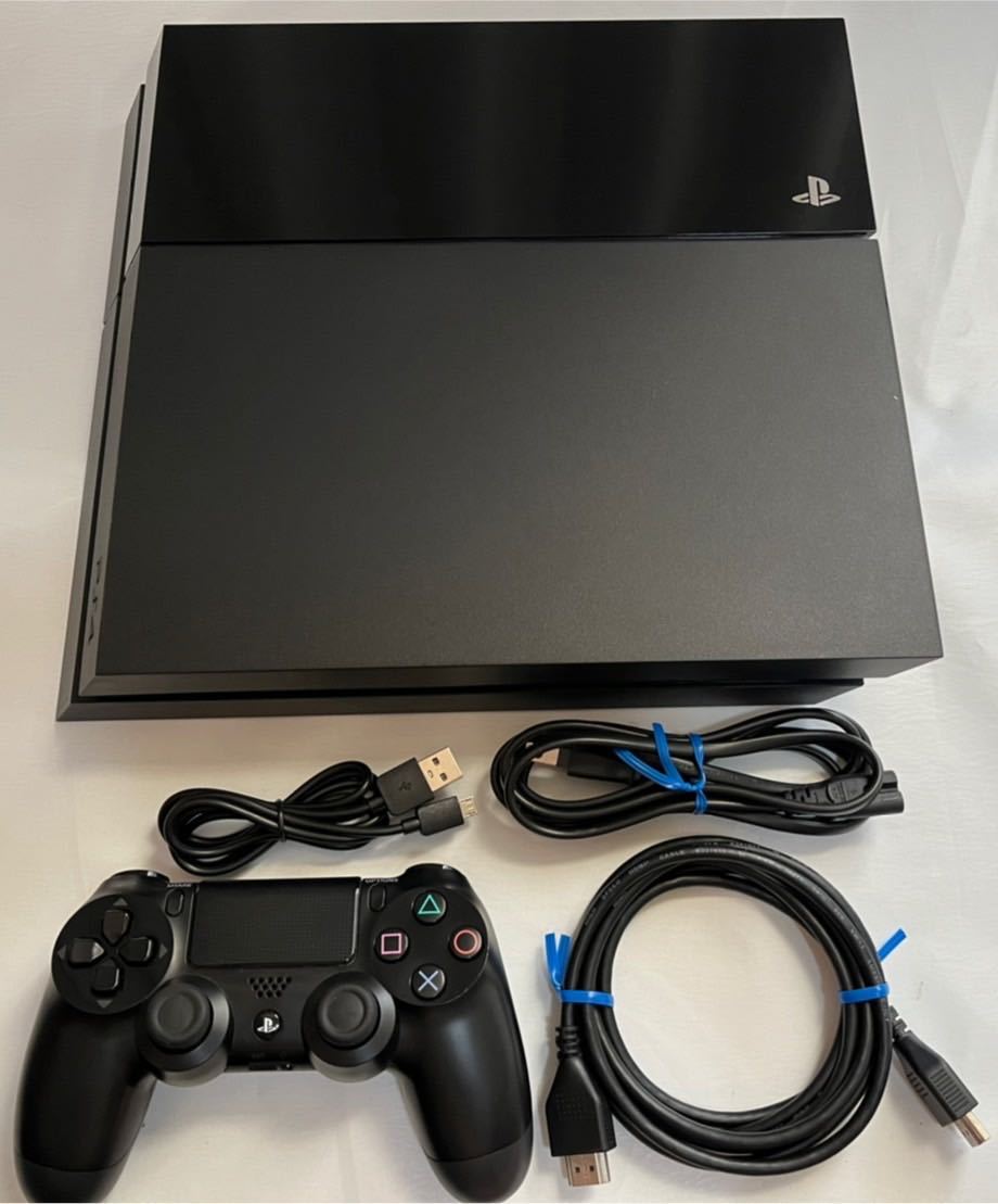 【やや傷や汚れあり】¥1〜PS4 PS4本体 コントローラー付属 SONY ソニー CUH-1000A 動作確認済 プレステ4 PlayStation4 プレイステーション ジェットブラック ...