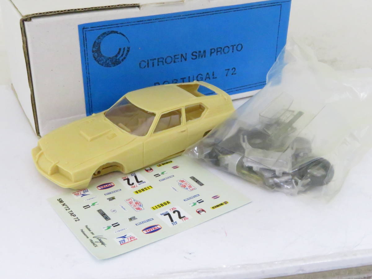 【目立った傷や汚れなし】CCCF レジンキット Citroen SM PROTO PORTUGAL 72 TAP シトロエン 箱付 1/43 ...