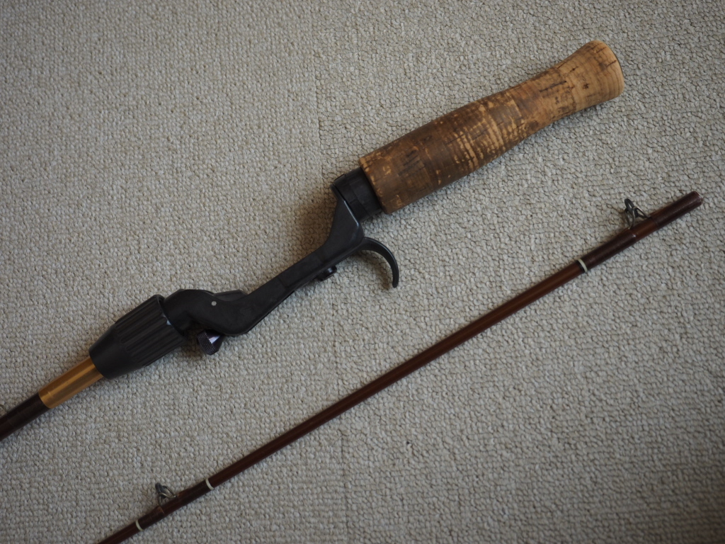 【やや傷や汚れあり】オールド初期 FENWICK FC38 フェンウィック シリアルD(1963-64年製) + フェザーウェイト チャンピオン オールアングルグリップの落札情報詳細 ...