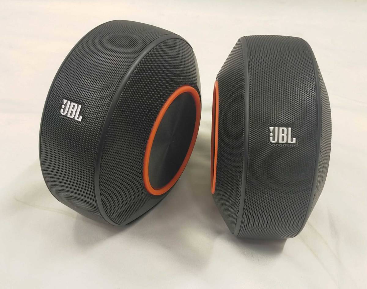 【目立った傷や汚れなし】★通電のみ確認済み★ JBL Pebbles ペブルス Speaker System スピーカー ペア パソコン用 ...