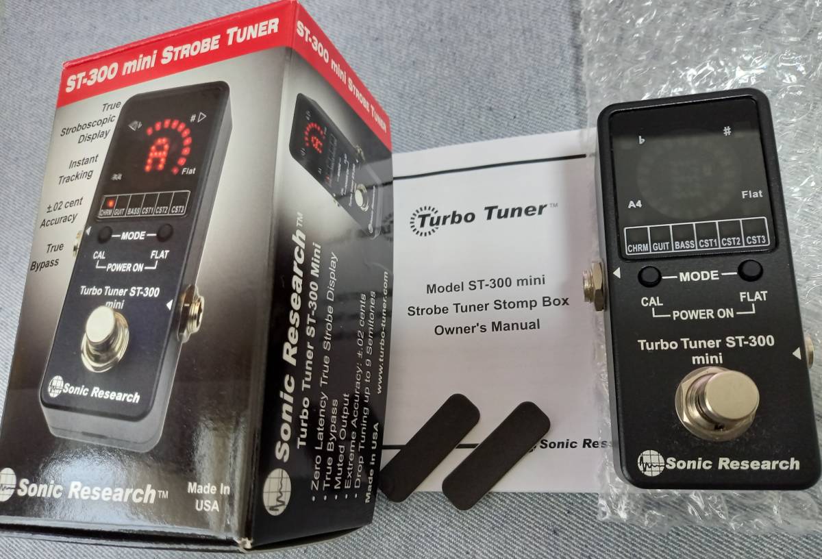 【未使用に近い】【チューナー】Sonic Research ST-300 Mini Stompbox Strobe Tuner 新同美品の落札情報詳細 - ヤフオク落札価格情報 オークフリー