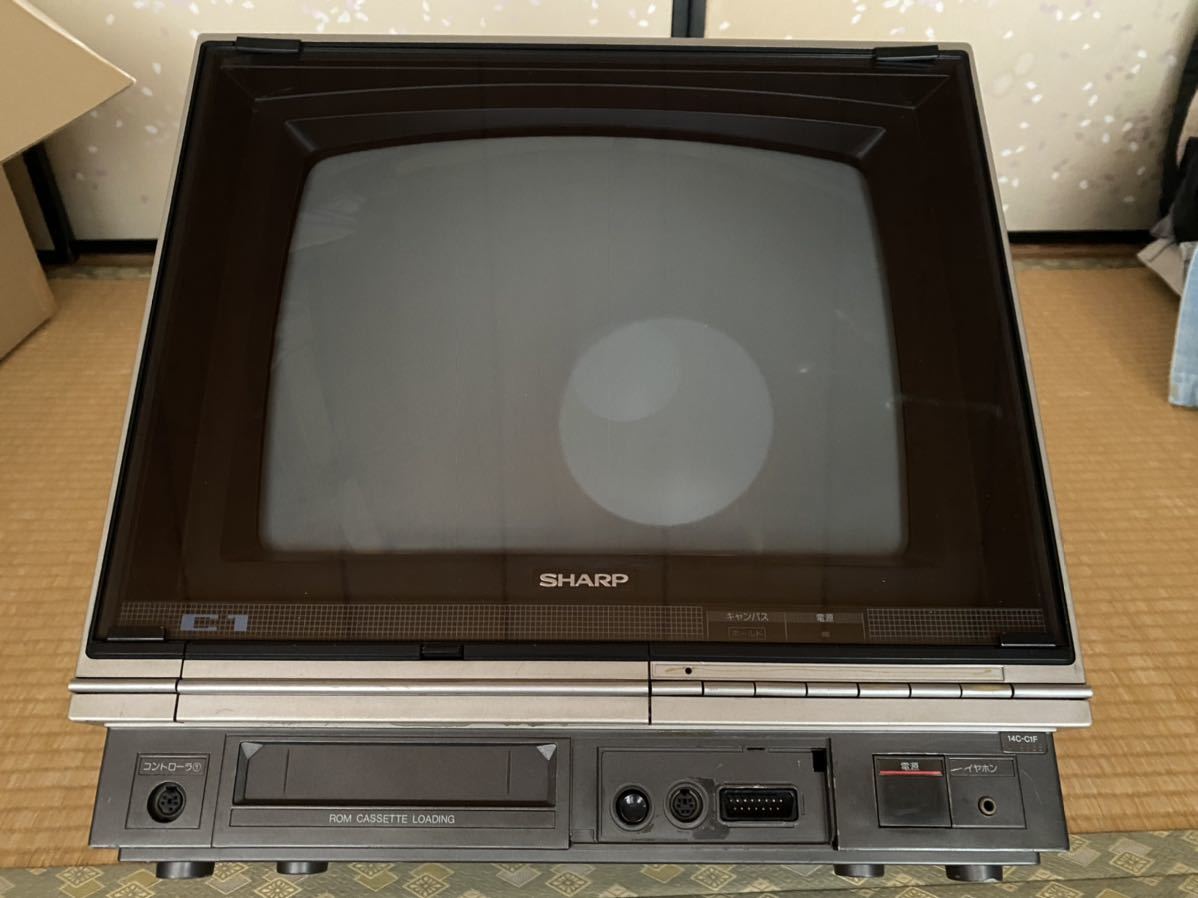 【全体的に状態が悪い】ファミコンテレビC1 SHARP 任天堂 ファミコン ジャンク品の落札情報詳細 - ヤフオク落札価格検索 オークフリー