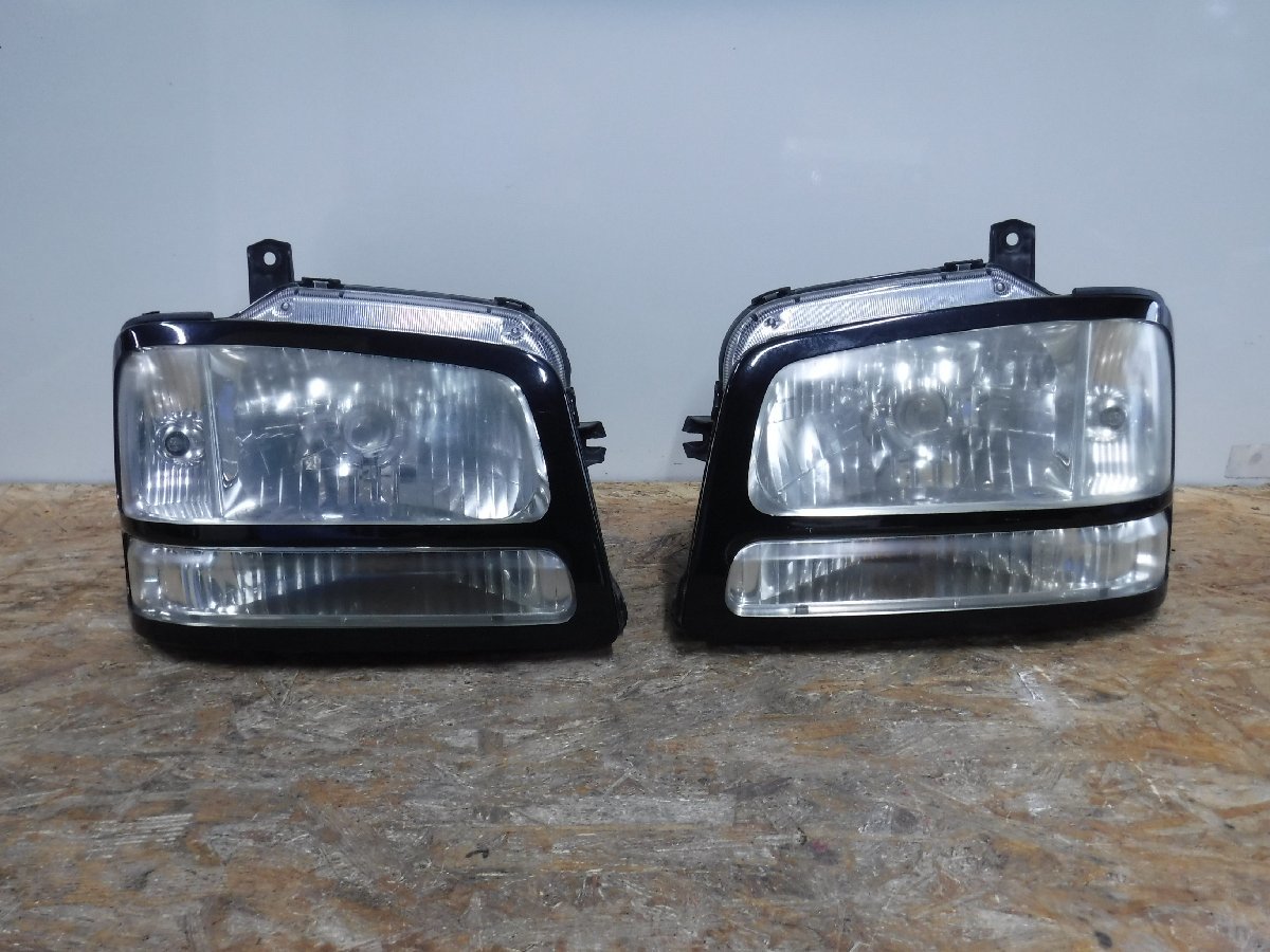 【やや傷や汚れあり】★ スズキ / エブリィ / DA62W / 後期 / ヘッドライト / 左右セット / 100-32673 ...