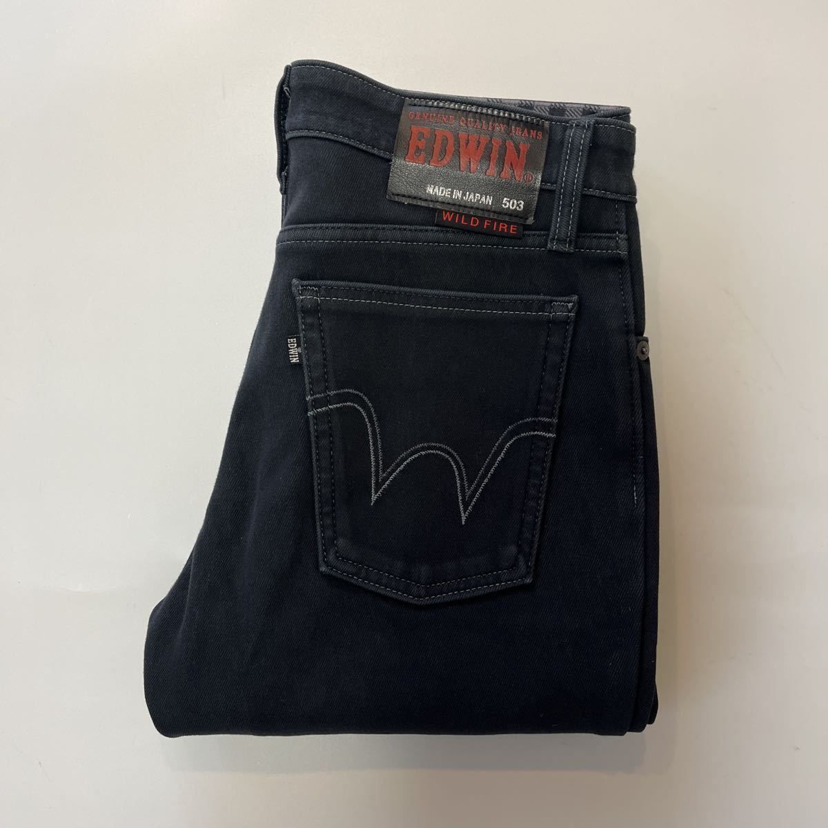 【目立った傷や汚れなし】サイズM★EDWIN WILD FIRE★防風 防寒 デニムジャケット Gジャン ジージャン エドウィン バイク ワイルドファイア メンズ T1621 古着公園 の落札 ...