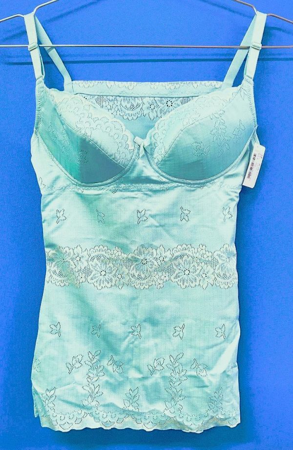 【未使用】CR8187 IBK④【特価】新品 B80L キャミソール L ミストブルー 花柄 レース チャーム付 可愛い 快適 訳あり レディースの落札情報詳細 - ヤフオク落札価格検索 オークフリー