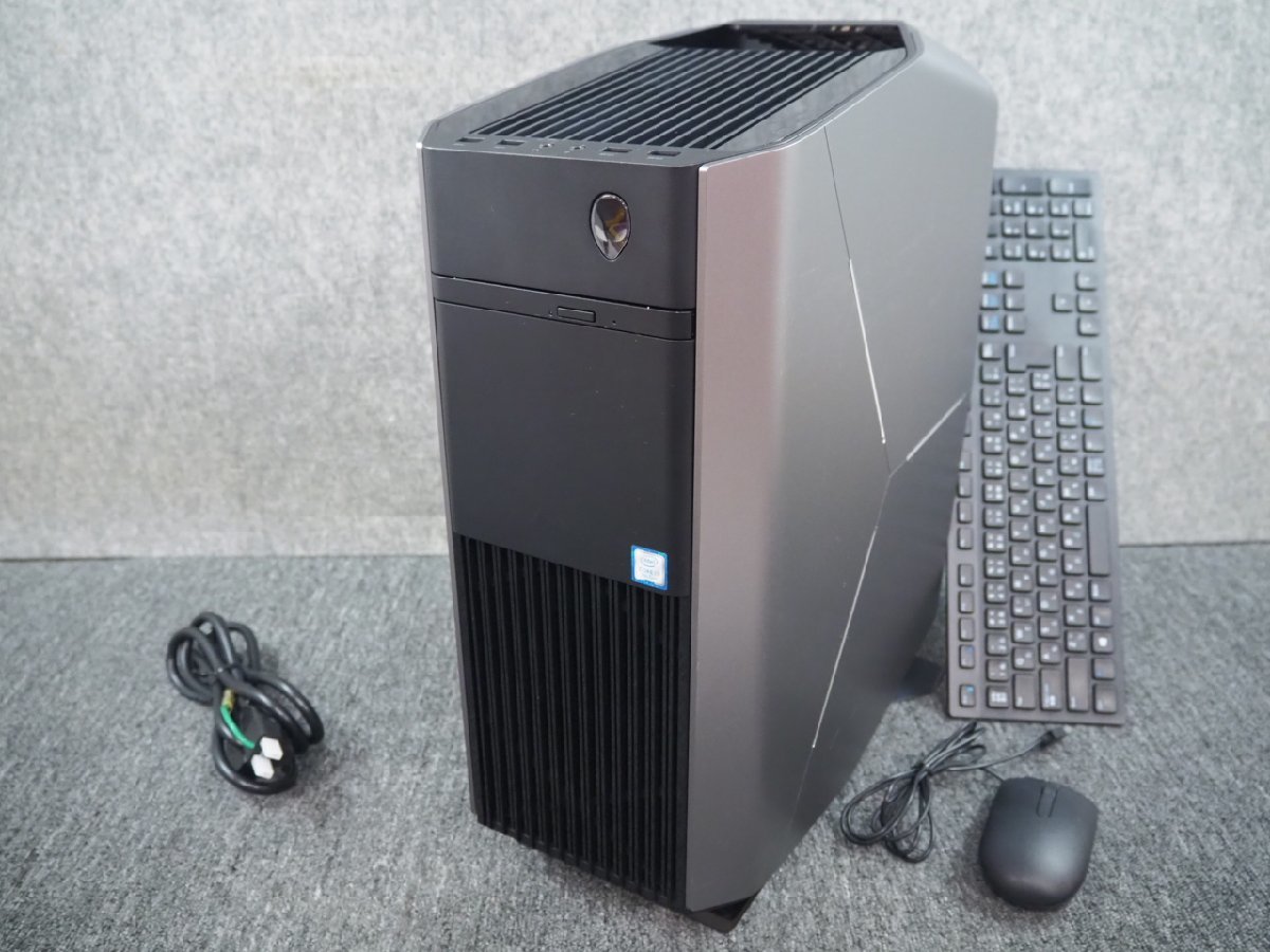 【やや傷や汚れあり】A6 ☆ ゲーミングPC ☆ Win10認証済 ☆ Alienware Aurora R6 Core i7-7700 3.60G/32G/SSD 512GB+SATA ...
