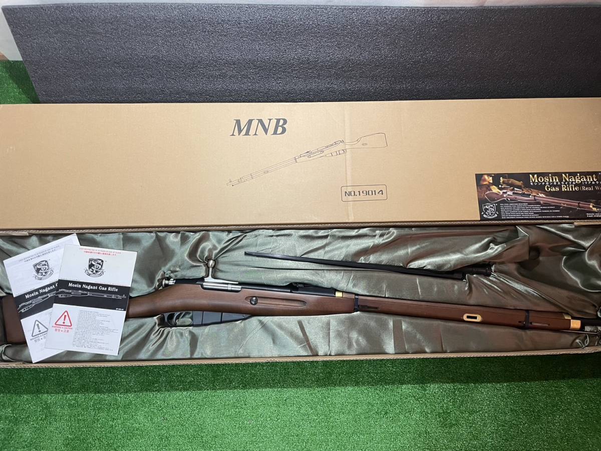 【目立った傷や汚れなし】希少 Mosin Nagant Gas Rifle モシンナガン ガスライフル S＆T GS2 M1891/30 ...