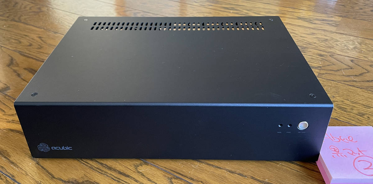 【目立った傷や汚れなし】Abee acubic A10 Thin Mini-ITX専用 Mini-ITX規格 アルミニウム 薄型PCケース ...