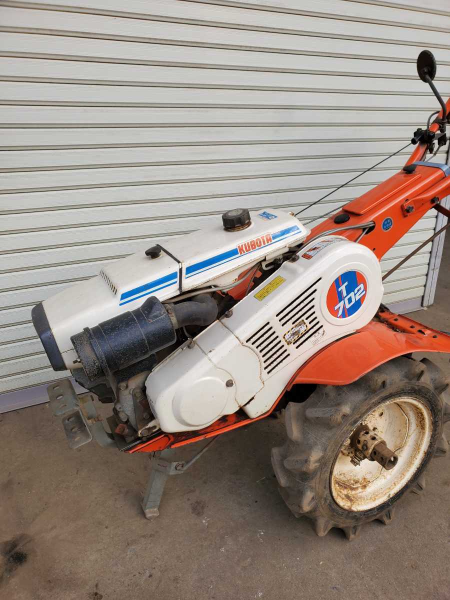 【傷や汚れあり】クボタ テーラー 耕運機 T702 ガソリン リコイル式 最大7ps ジャンク扱い 引取り限定 栃木の落札情報詳細 ...