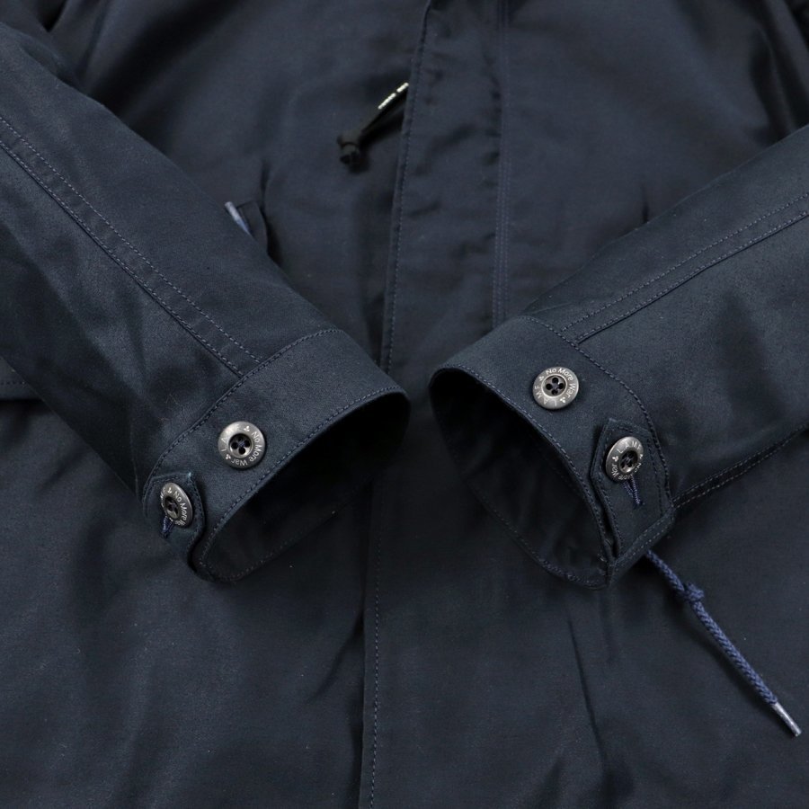 【未使用】定価￥69,300- 新品タグ付き 日本製 drestrip ドレストリップ コットンリネン TYPE M-51 スタッズ付 モッズコート 紺 ネイビー 3 JP:L の落札情報詳細 ...