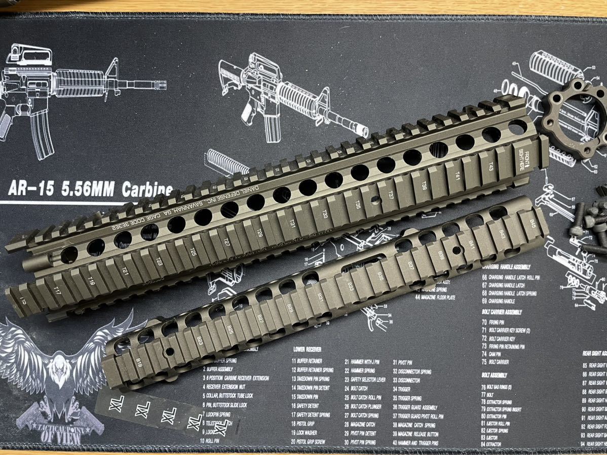 (美品)極短！M4 M16 4インチ RAS オリンピックアームズ OA93 タイプ レイルハンドガード RAS RIS M4 PMC ...