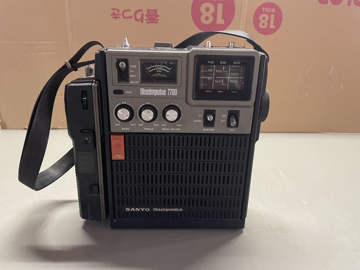 【傷や汚れあり】SANYO サンヨー ラジオ/トランシーバ RP-7700 昭和レトロ 現状品の落札情報詳細 - ヤフオク落札価格検索 オークフリー