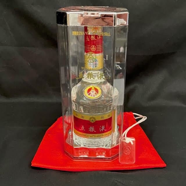 【未使用】仙7 【1円スタート】 五粮液 中国白酒 500ml 52％ 中国最上級 ごりょうえき 銘酒 お酒 アルコール 透明ケース 希少 レアの落札情報詳細 - ヤフオク落札価格検索 オークフリー