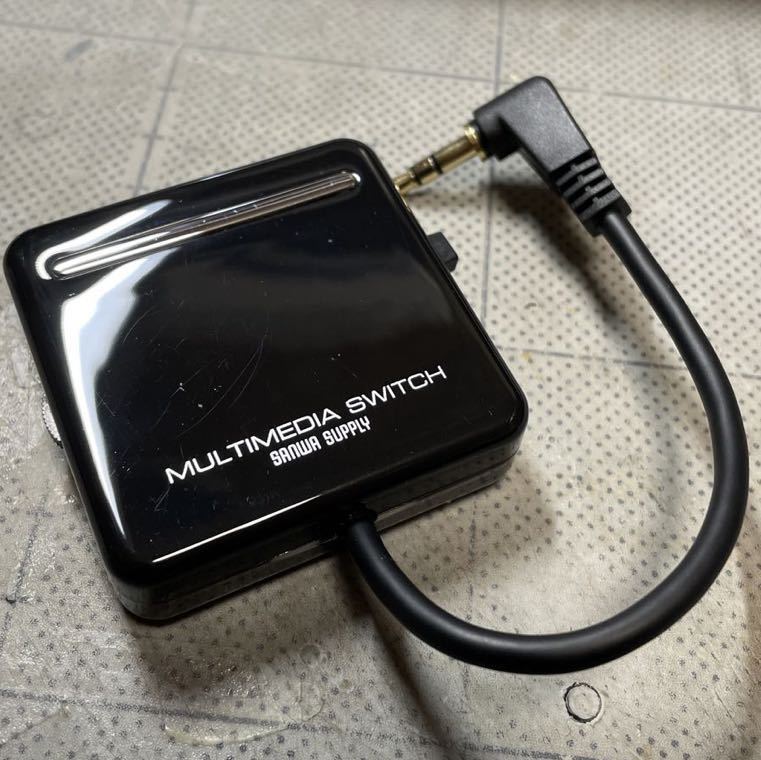 【中古】営HS242-80 サンワサプライ マルチメディアスピーカー MM-SPL6BK 2ch 20W 黒 sanwa supply 箱付き ...
