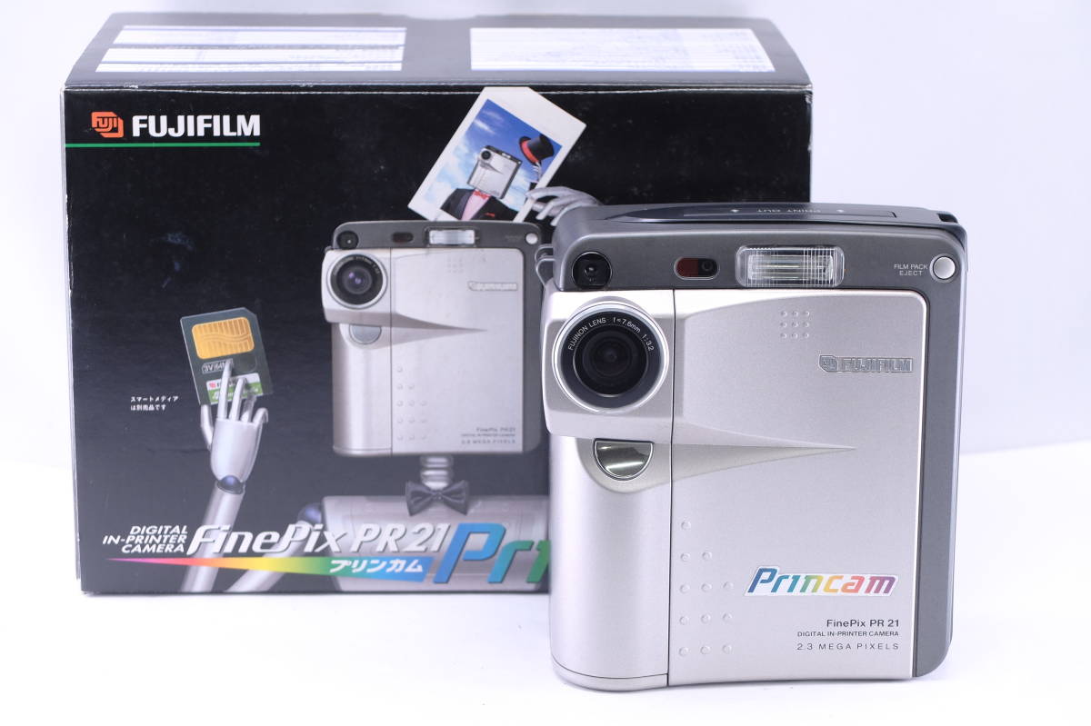 【傷や汚れあり】★売り切り★FUJIFILM フジフィルム FinePix PR21 Princam プリンカム チェキ コンパクトデジタル ...