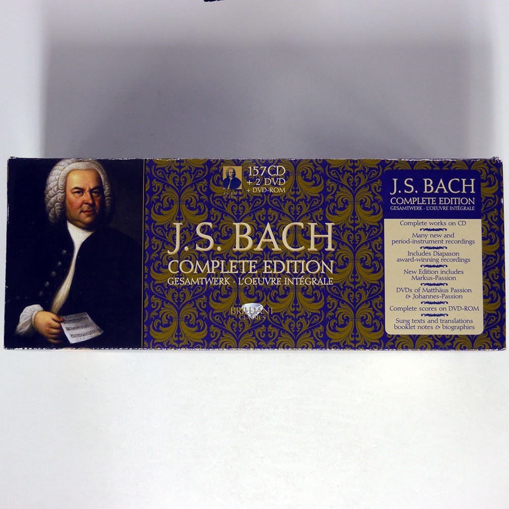 【やや傷や汚れあり】紙ジャケ BACH, J.S./BACH,J.S.: COMPLETE EDITION/BRILLIANT CLASSICS 94050の落札情報詳細 - Yahoo ...