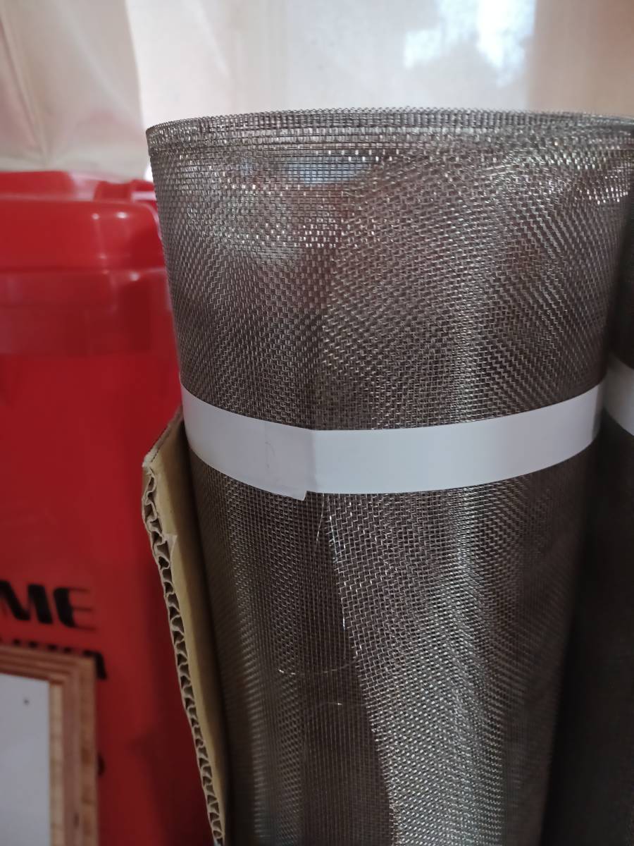【未使用】★送料無料！★ステンレス網 メッシュ 90cmX2m DIY素材に②の落札情報詳細 - ヤフオク落札価格検索 オークフリー
