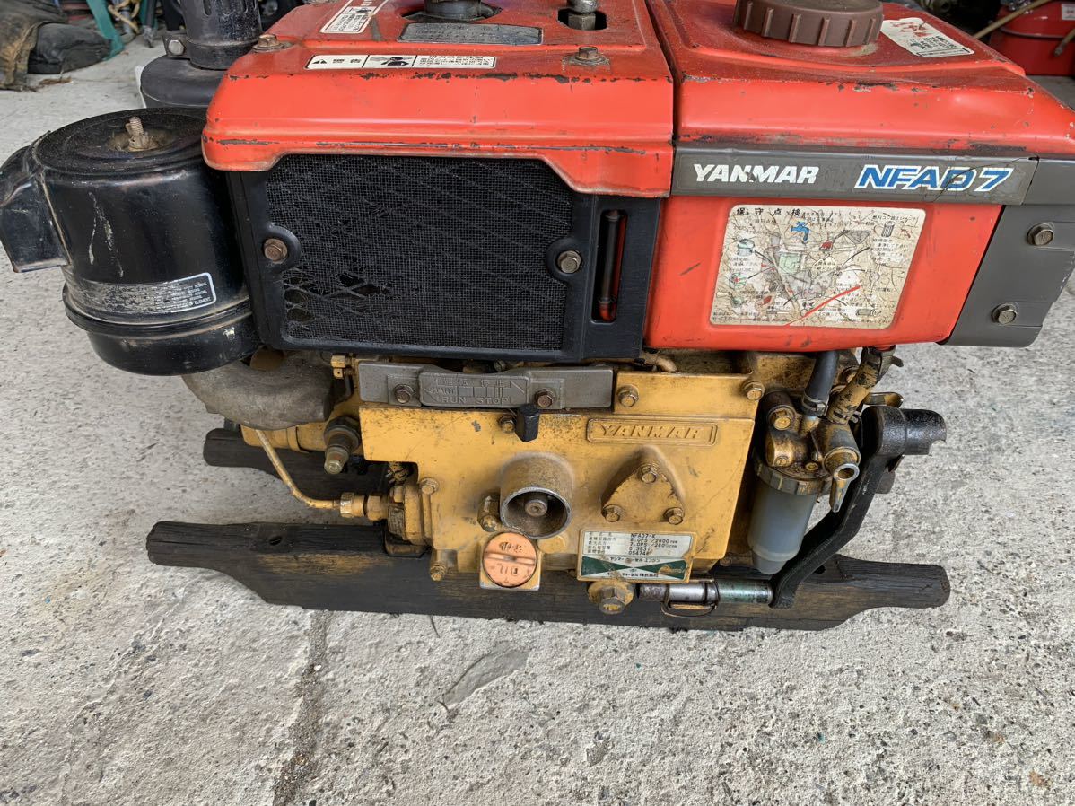 【傷や汚れあり】ヤンマー YANMAR ディーゼルエンジン NFAD7実働の落札情報詳細 - ヤフオク落札価格検索 オークフリー