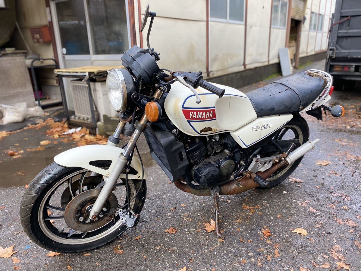 【傷や汚れあり】RZ250 4L3 低走行9399キロ 不動 キックOK エンジンは完璧だが書類無し 希少 旧車 部品取りなどにの落札情報詳細 ...