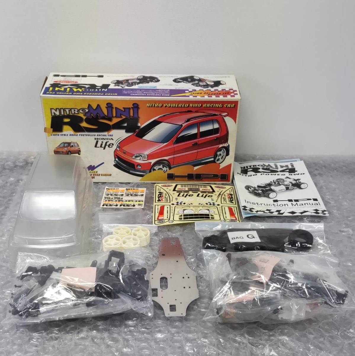 【全体的に状態が悪い】C256818(012)-22/MM15000【横浜】ラジコン HPI NITRO Mini RS4 HONDA ...